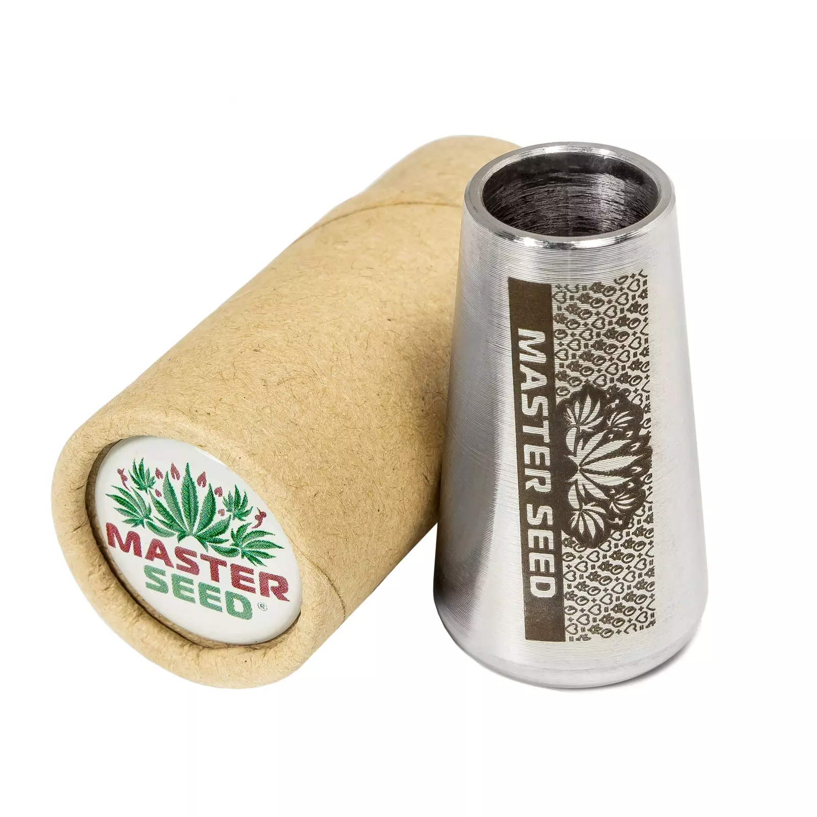 Ковпак конусний із гравіюванням "MASTER SEED і чарми LOVE GROW"