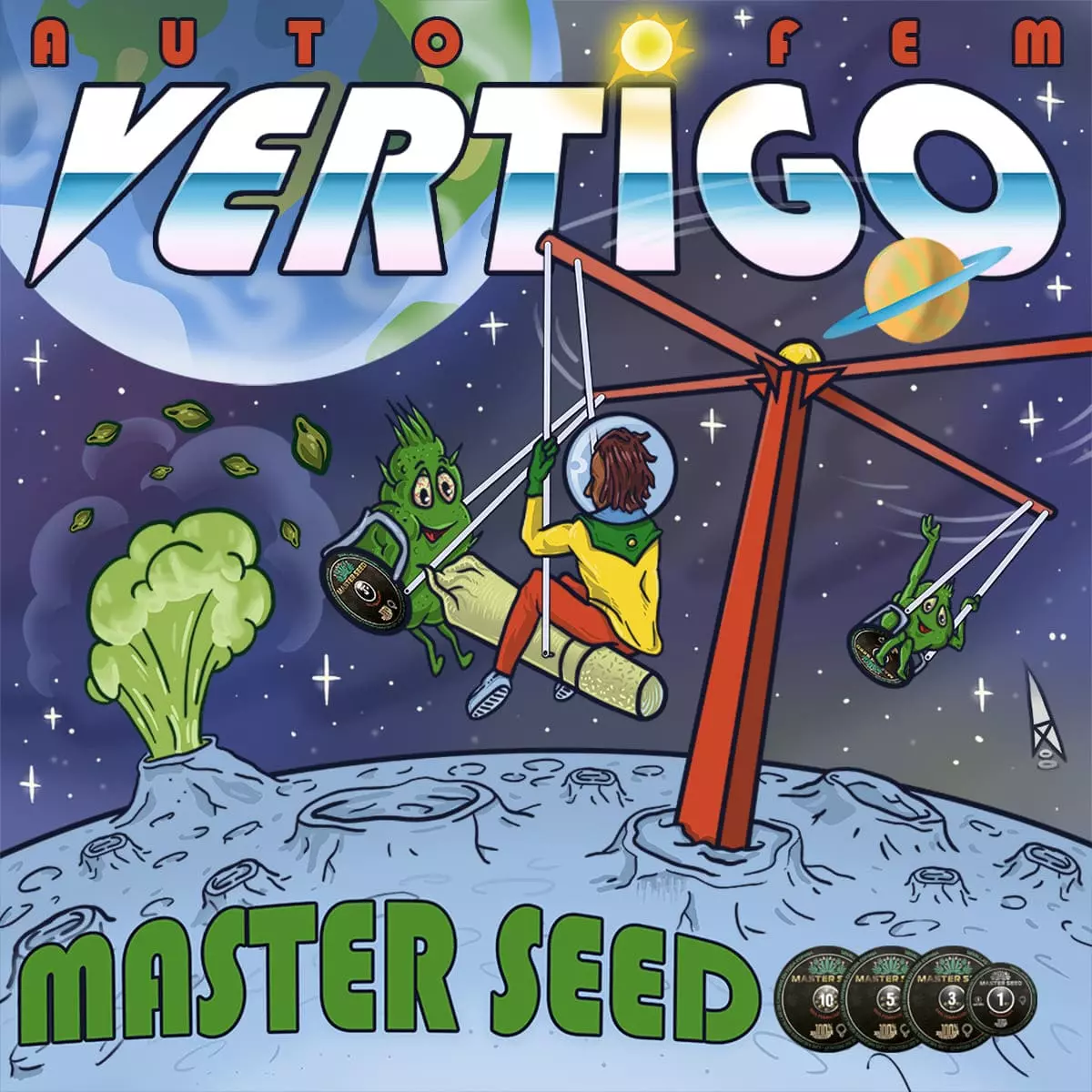 Купити насіння коноплі Vertigo auto fem (MASTER SEED)