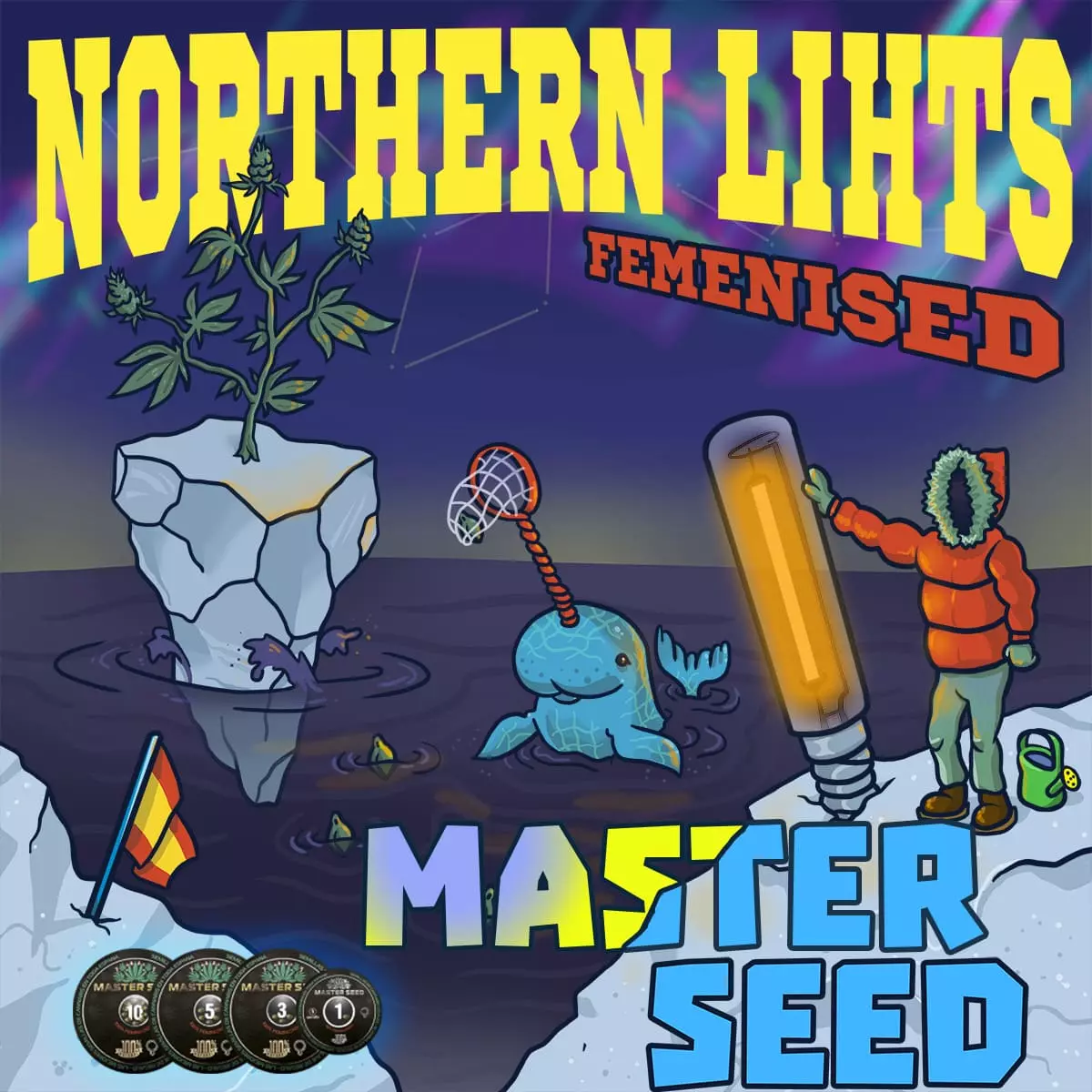 Купити насіння коноплі Northern Lights fem (MASTER SEED)